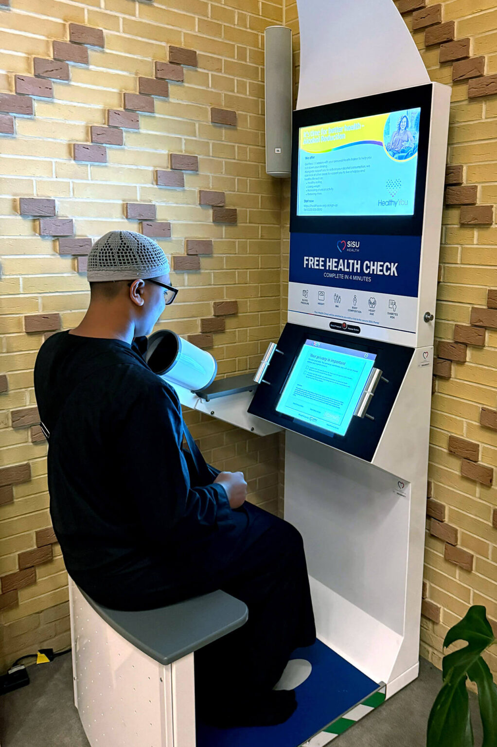 SISU Health Station | Self-Service Health Checks for Workplaces